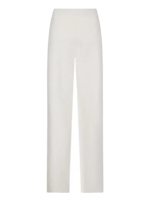 Max Mara Faenza Wide-leg Trousers - White
