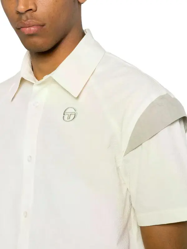 SERGIO TACCHINI Capodimonte Short-sleeve Shirt - Neutrals