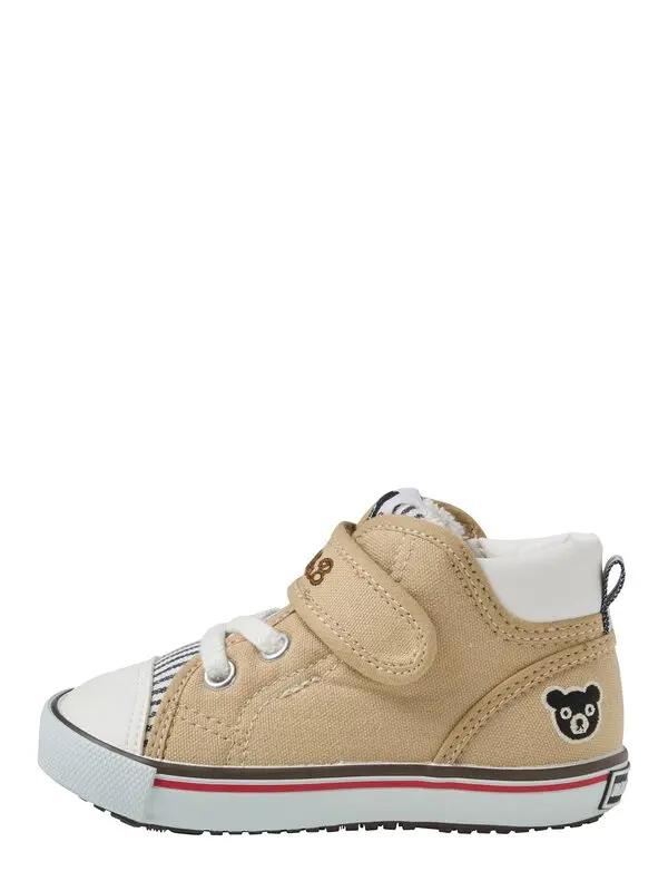 MIKI HOUSE Double B High Top Sneakers - Beige