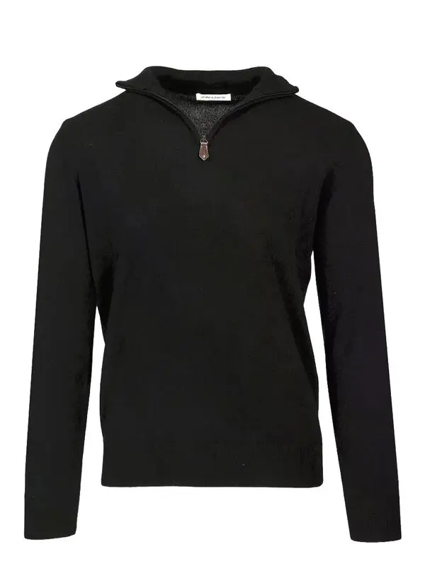 AL DUCA D’AOSTA 1902 Cashmere Zip Sweater - Black