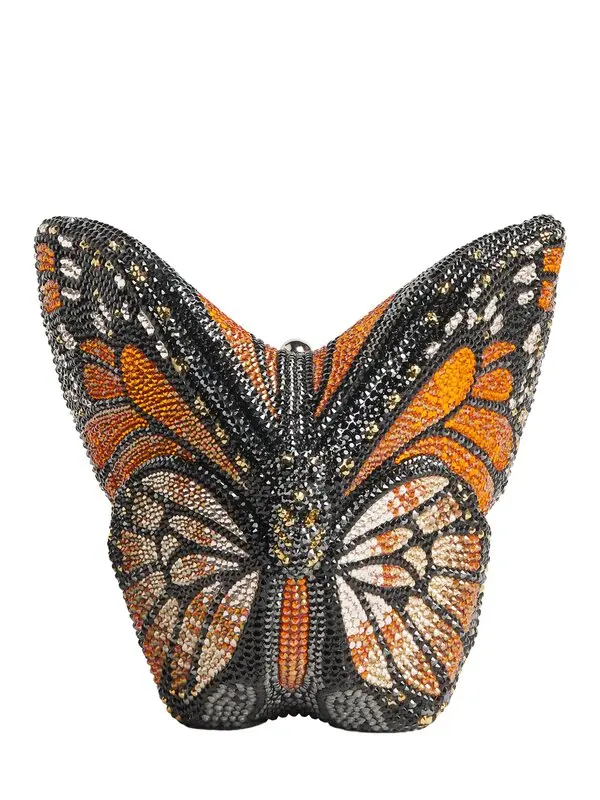 Judith Leiber Embellished Butterfly Clutch - Orange