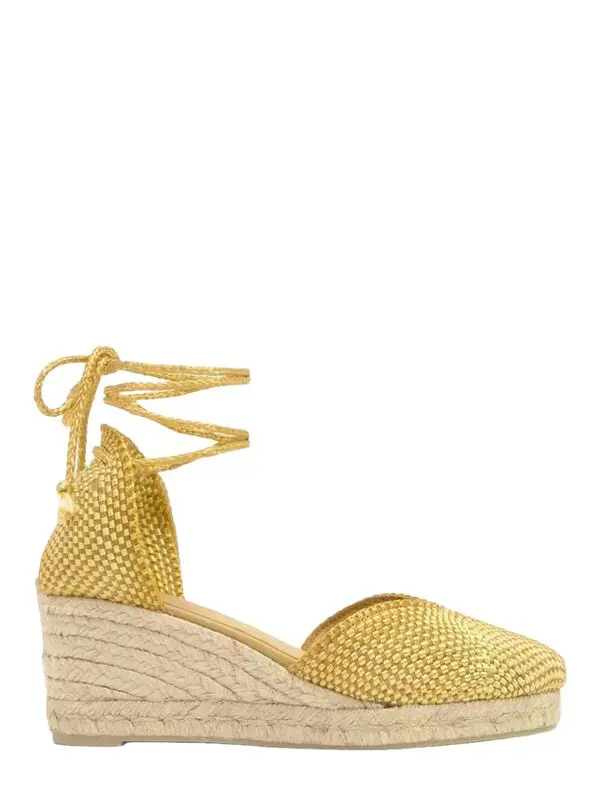 CastaÑer Cora Wedge Espadrilles - Yellow