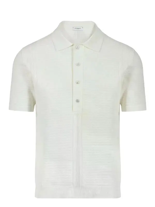 PAOLO PECORA Cotton Polo Shirt - White