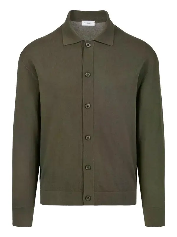PAOLO PECORA Cotton Shirt - Green