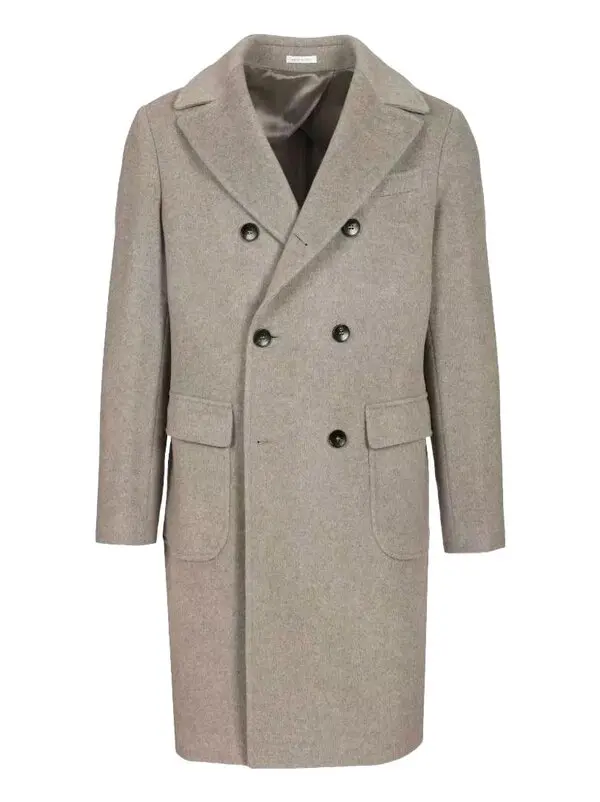 AL DUCA D’AOSTA 1902 Ulster Double-breasted Coat - Neutrals