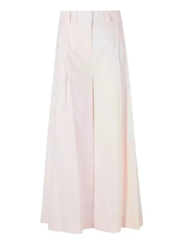 SOLOTRE Pleated Tailored Trousers - Pink