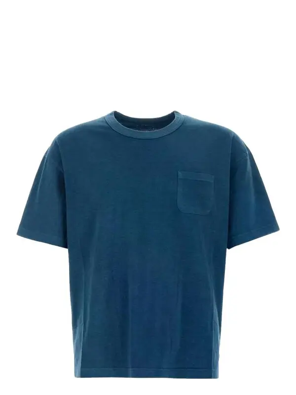 Visvim Patch-detail Pocket T-shirt - Blue