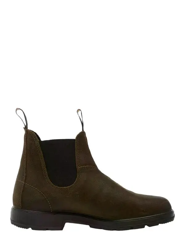 Blundstone Suede Chelsea Boots - Brown