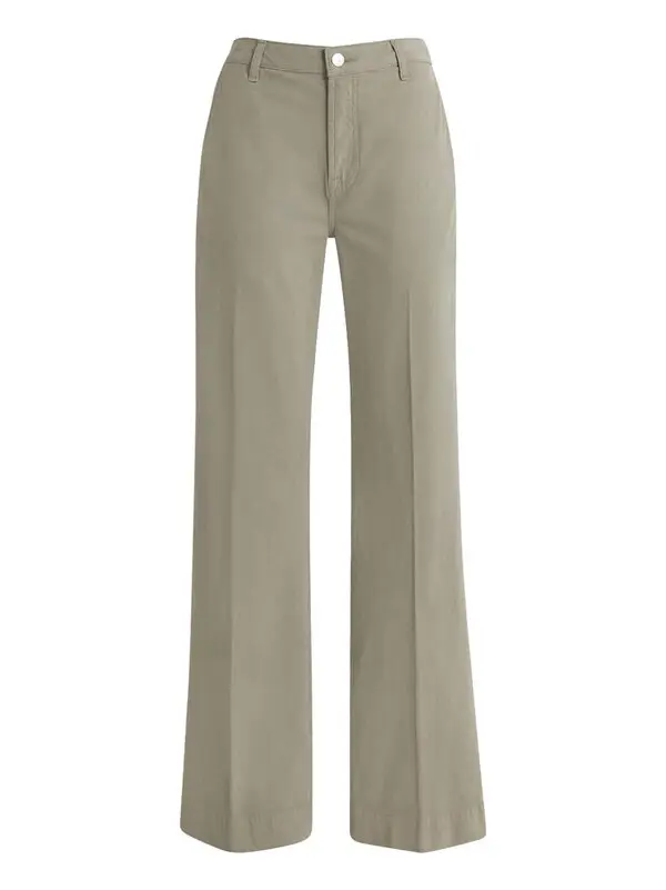 7 For All Mankind Modern Dojo Soho Wide-leg Jeans - Green