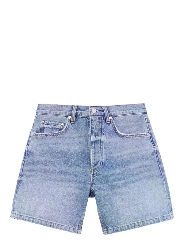ANINE BING Delaney Denim Mini Shorts - Blue
