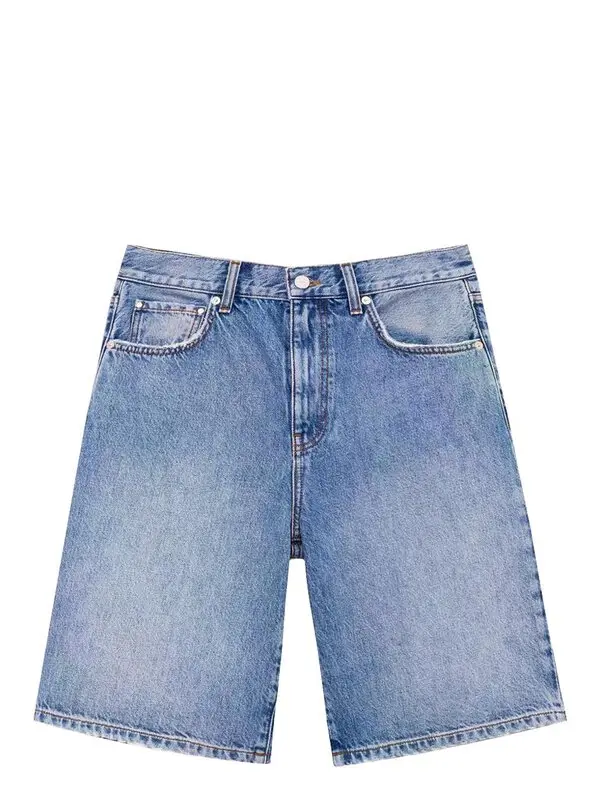 ANINE BING Jasper Denim Shorts - Blue