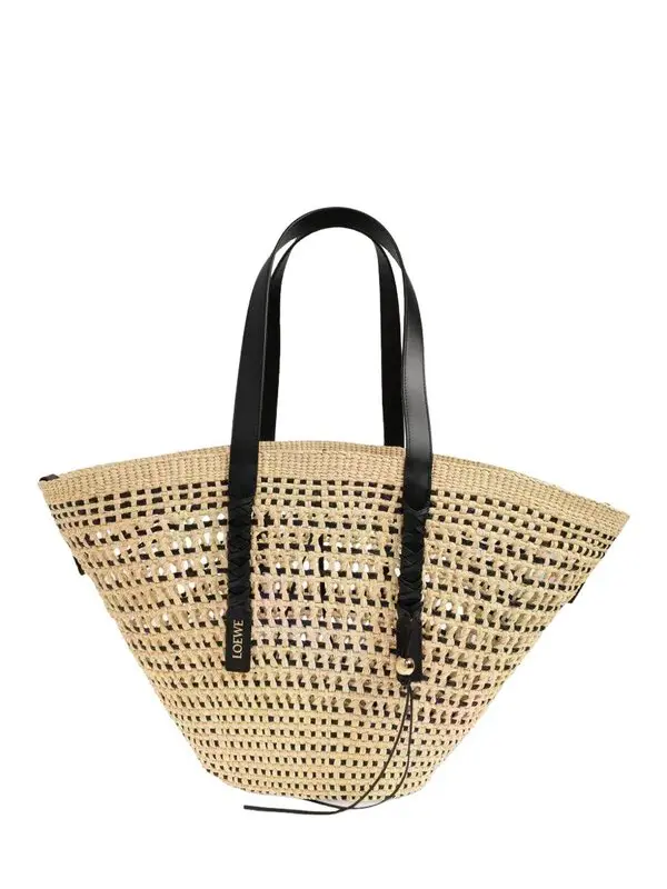 Loewe Large Braid Shoulder Bag - Neutrals