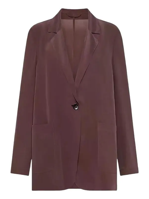Seventy Single-breasted Notched Lapel Blazer - Brown