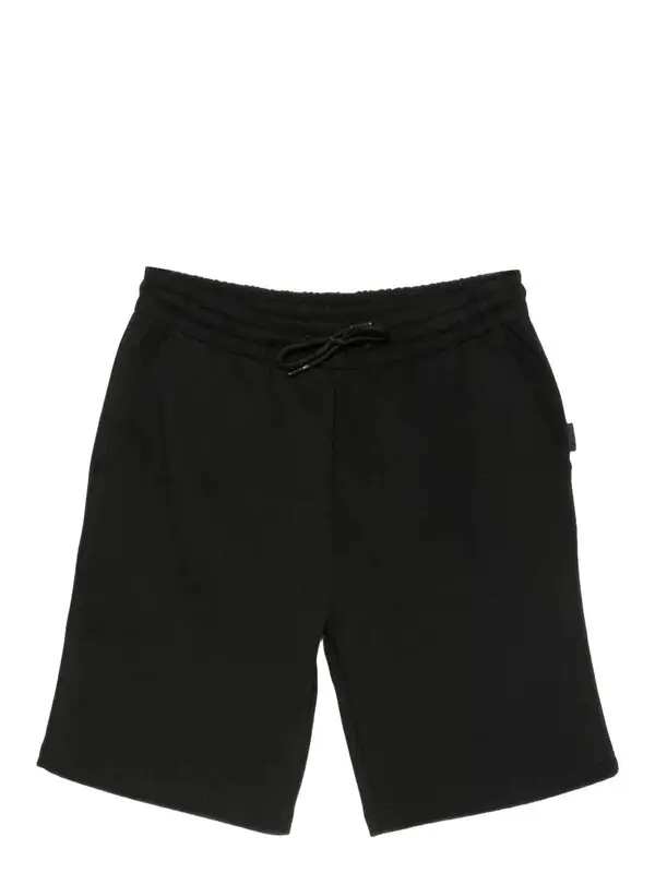 OUTHERE Logo Patch Drawstring Shorts - Black