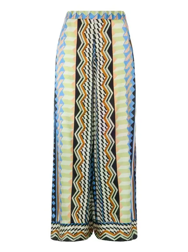 TEMPERLEY LONDON Meryl Palazzo Pants - Blue