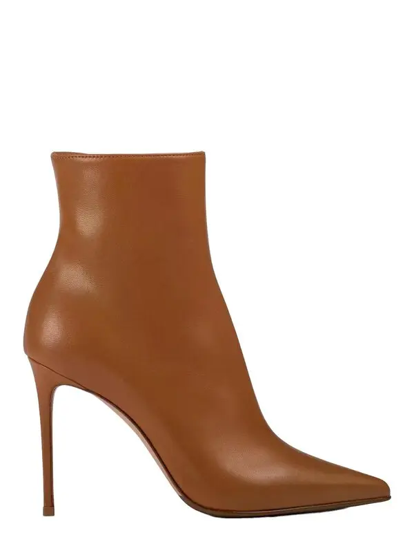 LE SILLA 100mm Eva Leather Boots - Brown