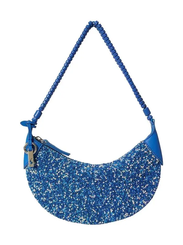 Polo Ralph Lauren Bead Embellished Shoulder Bag - Blue