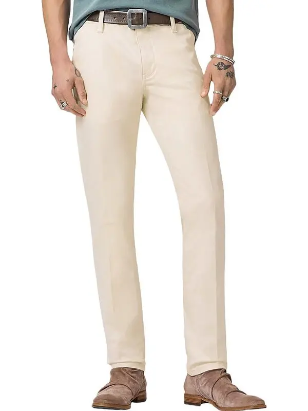 John Varvatos Motor City Slim Fit Jeans - White