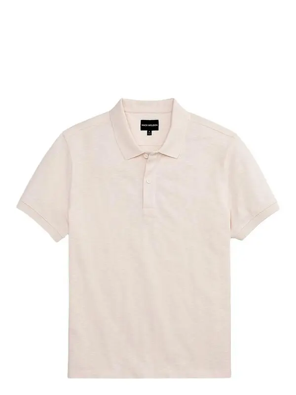 Mack Weldon Heavyweight Polo Shirt - Froth