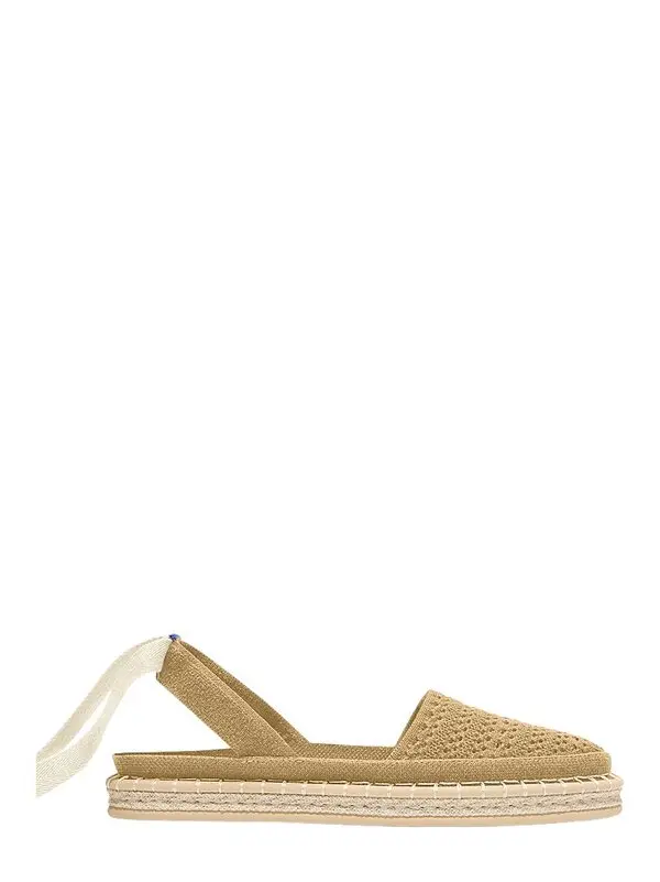 Rothy's D'orsay Espadrille Flats - Camel Crochet