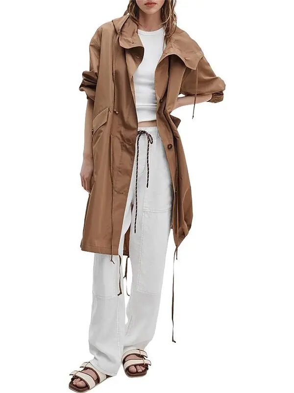 Rag & Bone Declan Parka With Hood - Camel