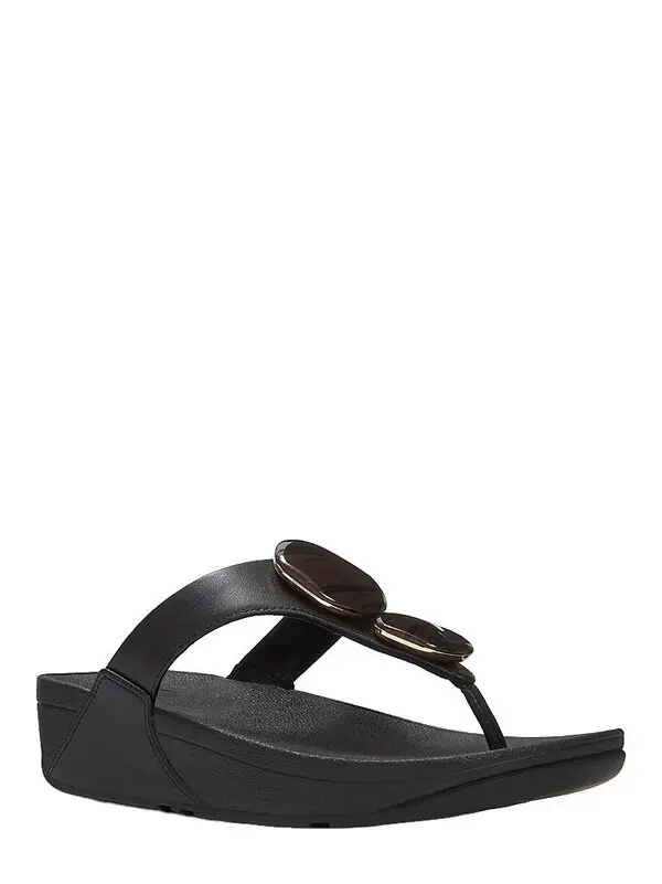Fitflop Embellished Wedge Sandals - Black