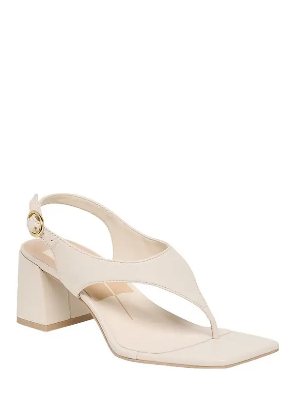 Dolce Vita Yves Heeled Sandals - Ivory Leather