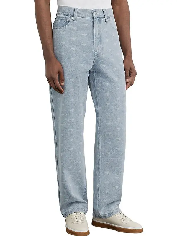 REISS X Mclaren Relaxed Fit Jeans - Soft Blue