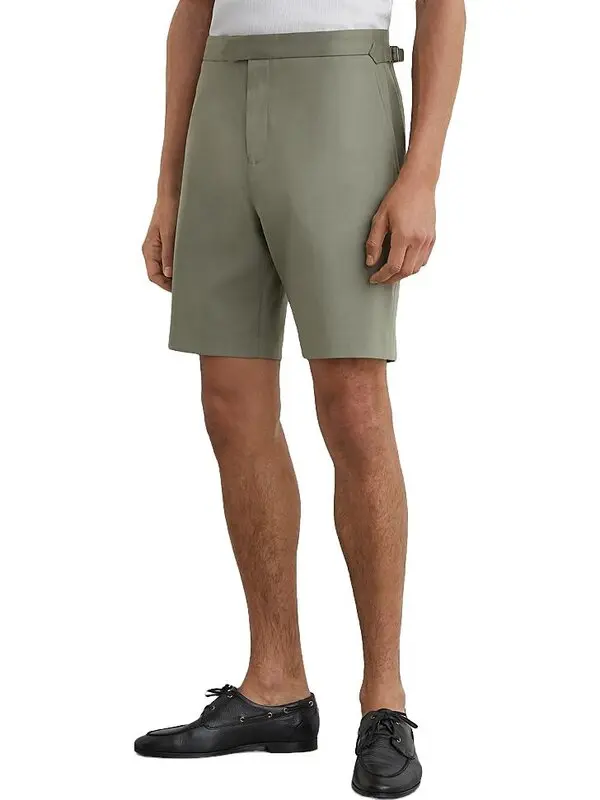 REISS Cantwell Tailored Shorts - Sage