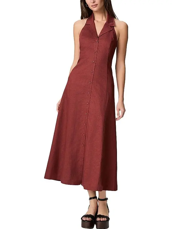 Paige Adria Dress - Burnt Sienna