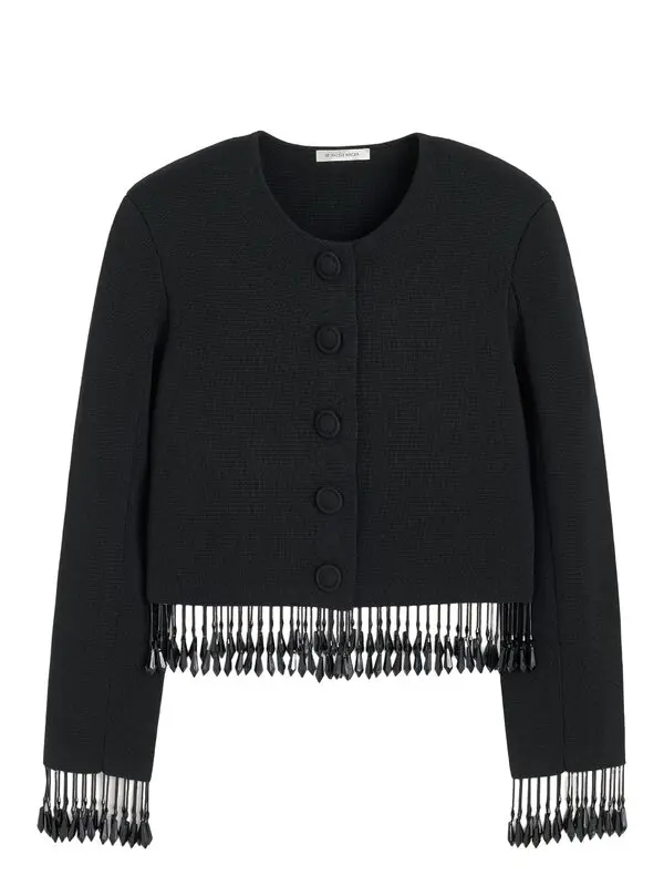 BY MALENE BIRGER Shelly Embellished Cardigan - Black