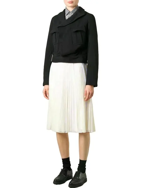 Comme Des Garçons Cropped Jacket - Black