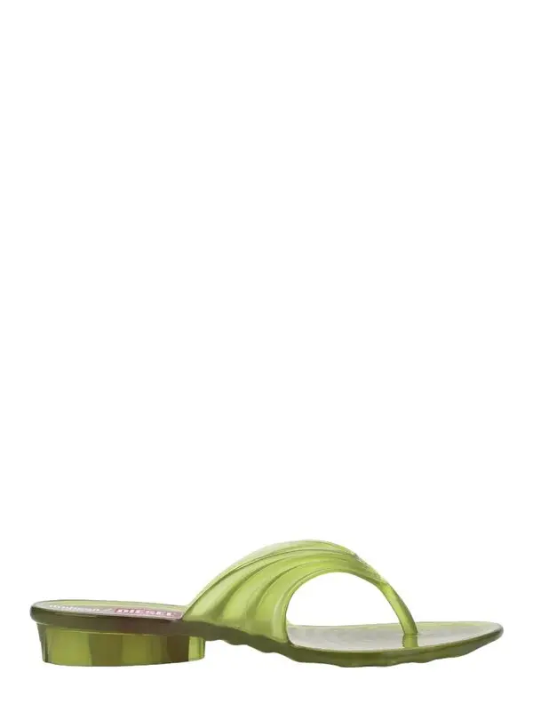Melissa X Diesel Quantum Ribbed Flip-flops - Yellow