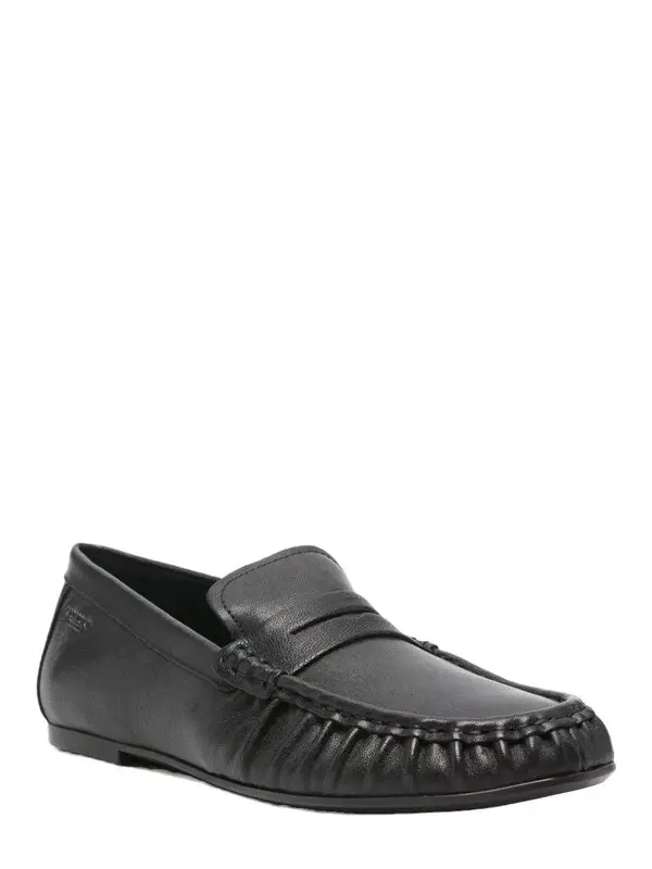VAGABOND SHOEMAKERS Aleya Ruched Detail Penny Loafers - Black