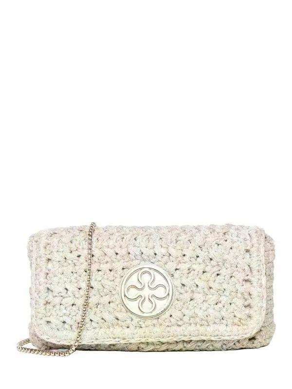 V°73 Crochet-knit Shoulder Bag - Neutrals