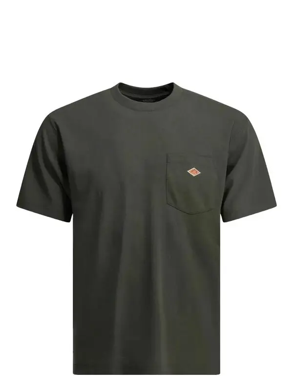 DANTON Logo-patch Pocket T-shirt - Grey