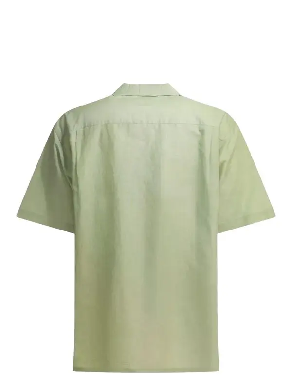 DANTON Logo-patch Short-sleeve Shirt - Green
