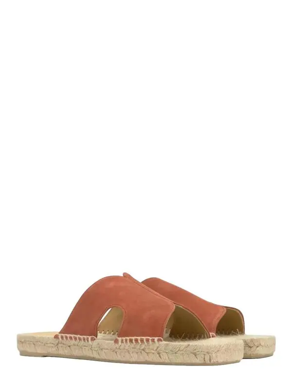 CastaÑer Priya Suede Espadrilles - Orange