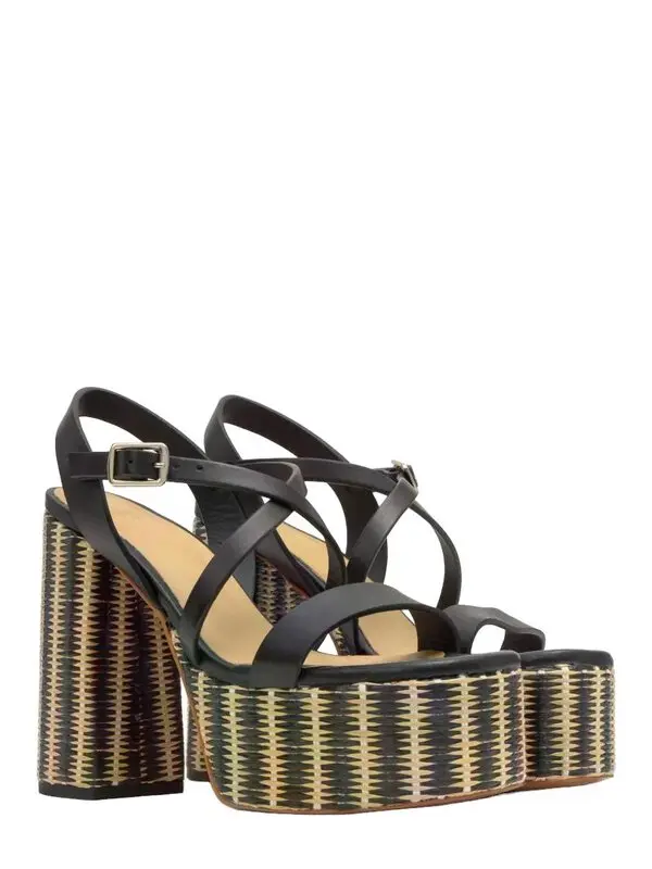 CastaÑer Felisa Platform Sandals - Black