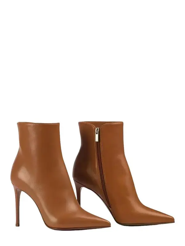 LE SILLA 100mm Eva Leather Boots - Brown