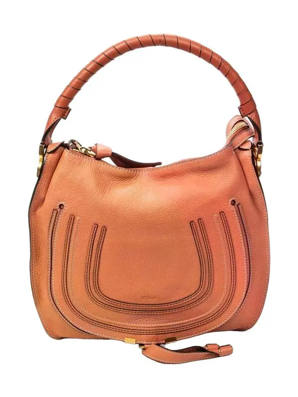 Chloé Medium Marcie Leather Shoulder Bag - Brown
