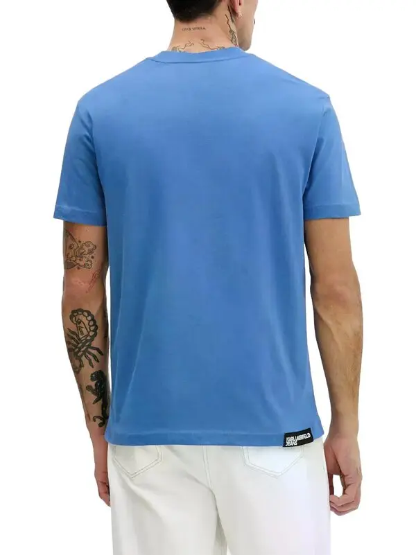Karl Lagerfeld Logo-print T-shirt - Blue