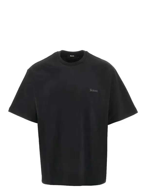 Herno Logo-print T-shirt - Black