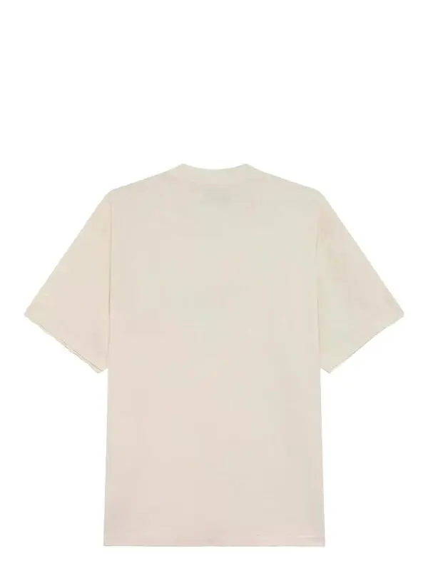 AMISH SUPPLIES Chest-pocket Raw-edge T-shirt - Neutrals