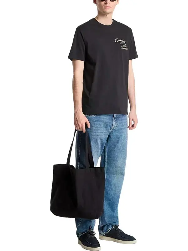 Calvin Klein Logo-print T-shirt - Black