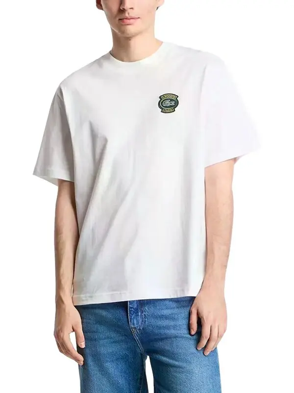 Lacoste Logo-patch T-shirt - White