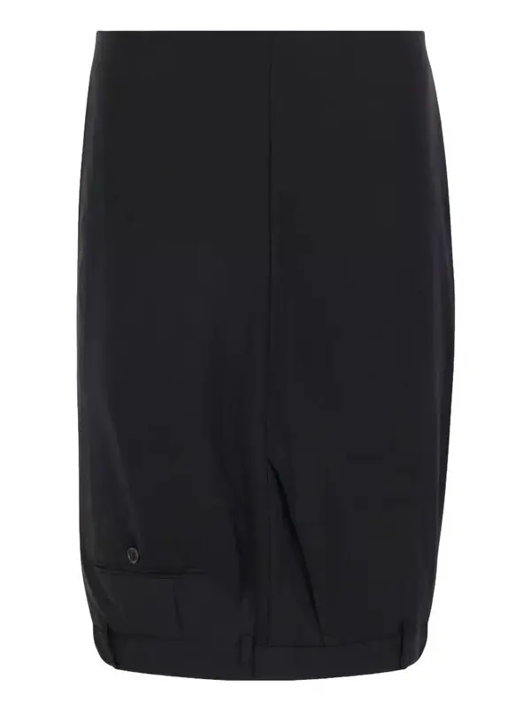 HODAKOVA Belt-loop Detail Skirt - Black