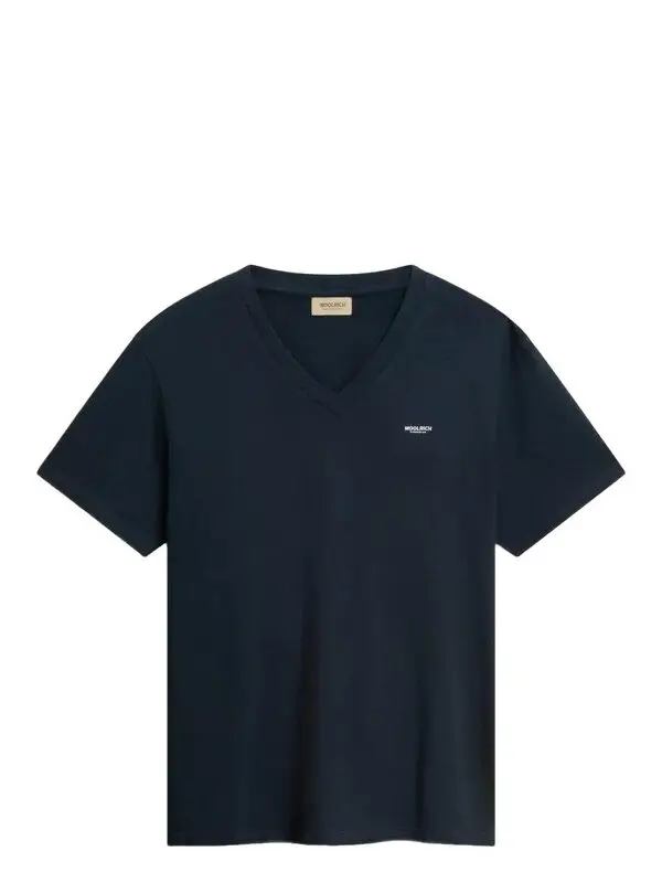 Woolrich V-neck T-shirt - Blue