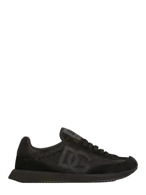 Dolce & Gabbana Dg Cushion Fabric Sneakers - Black