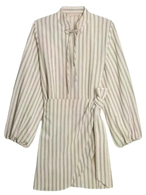 Vanessa Bruno Gloriosa Striped Midi Dress - Neutrals